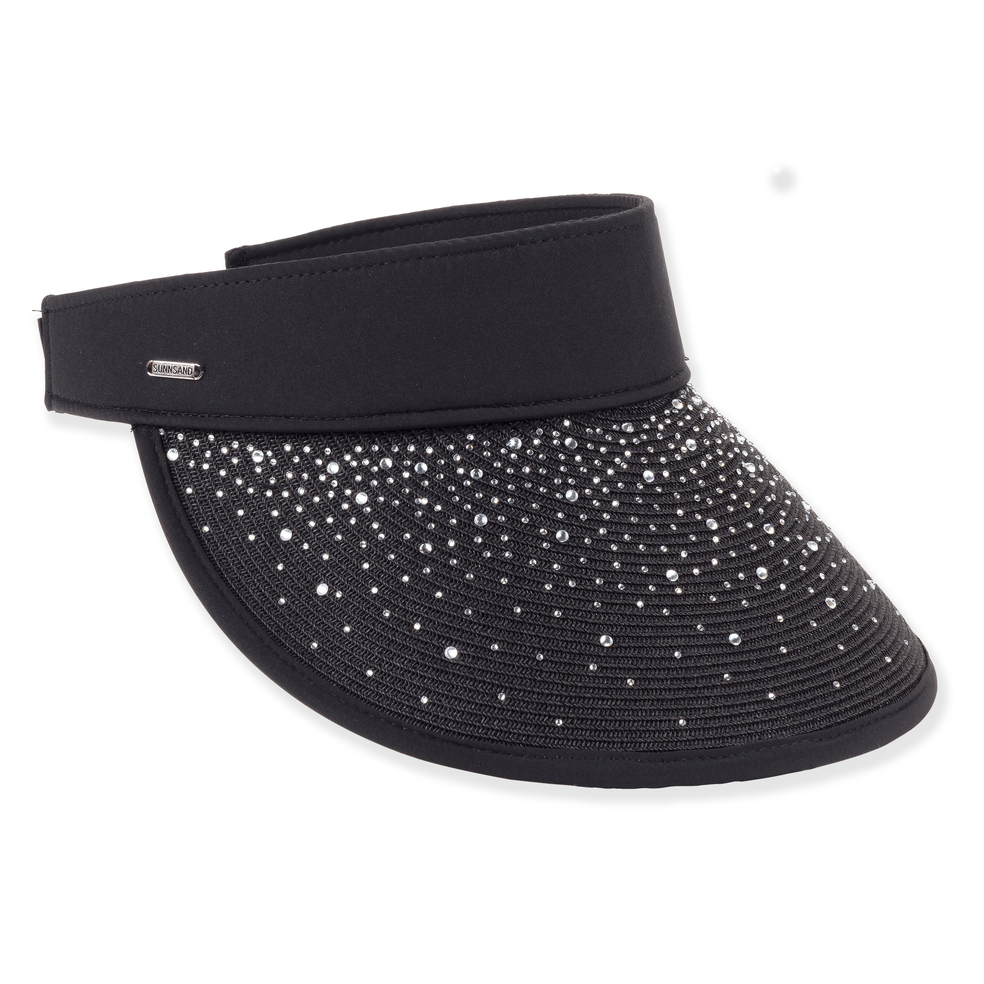 Womens Visor | Adjustable Hook and Loop | UPF 50+ | Rhinestones | Sun N ...