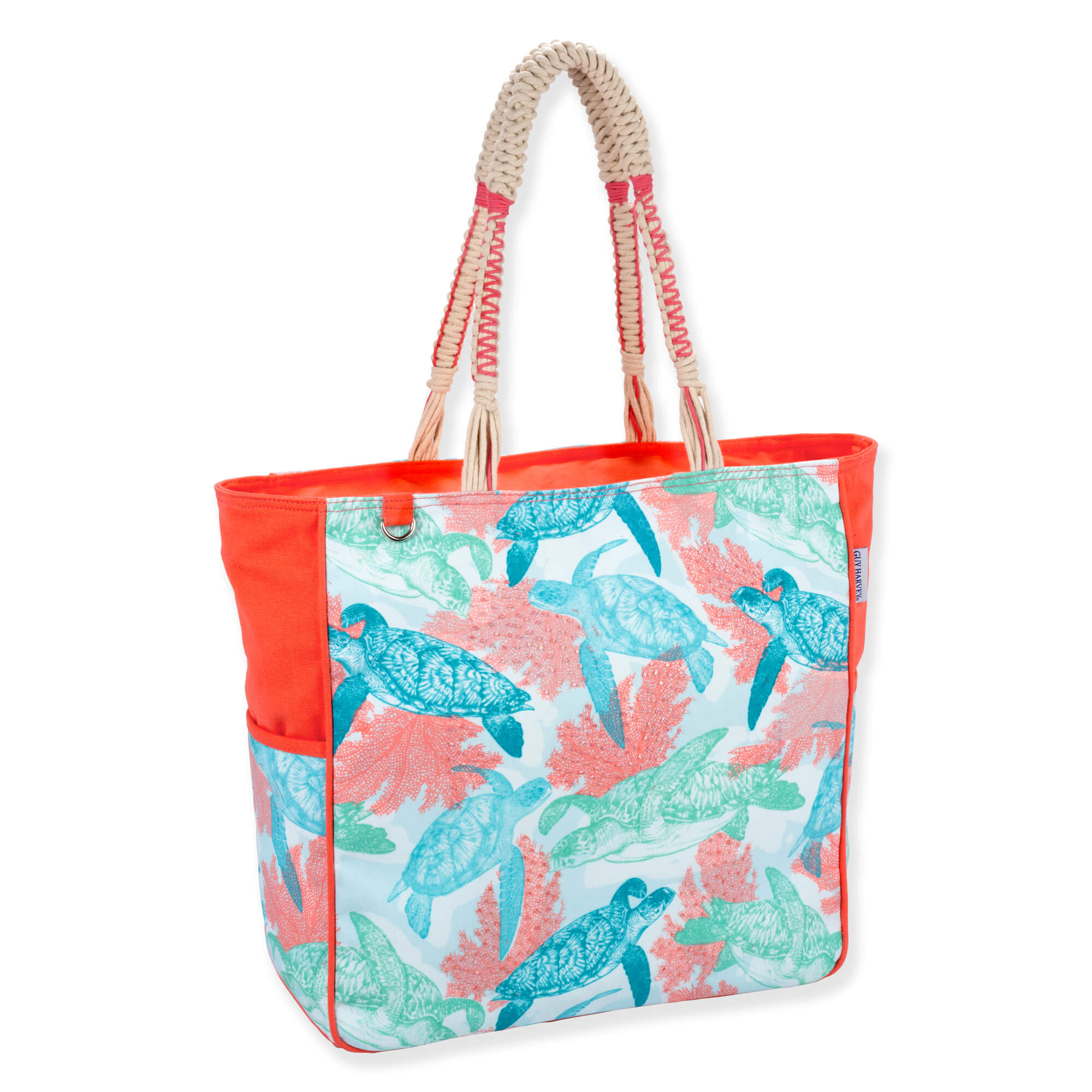 Stipple Turtle - Shoulder Tote - Guy Harvey - GH5500
