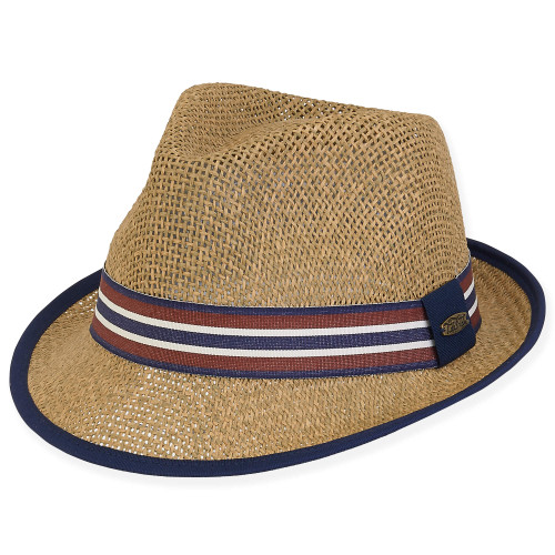 Carvel | Men's Linen Fedora Hat | HTT1128 | Tidal Tom