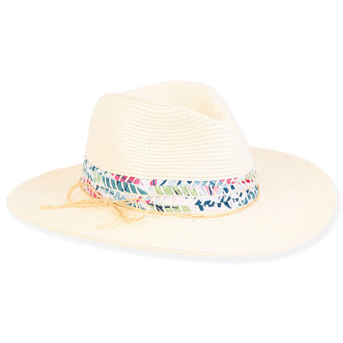 Avery | Young Girl Paper Straw Safari Hat | HK437 | Sunny Dayz