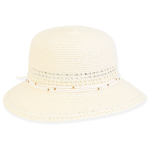 Layla | Young Girl Paper Braid Bucket Hat | HK449 | Sunny Dayz