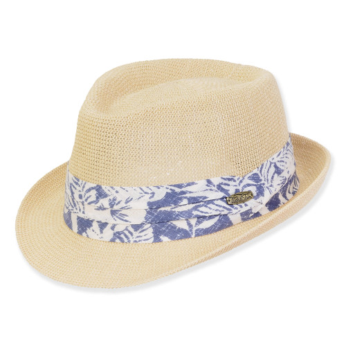 Men's Hats | Neutral, Polyester Fedora, Brim 1.5" | Tidal Tom | HTT1215 ML