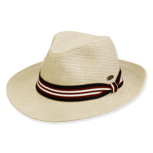 Men's Hats | Neutral, Paper Straw Safari, Brim 3" | Tidal Tom | HTT1223 ML