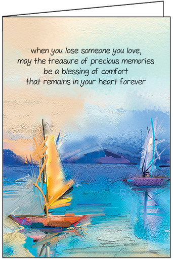 Blessing of Comfort Sympathy Card