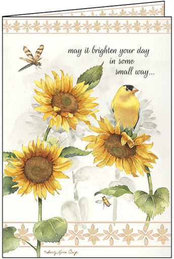 Sunflowers Encouragement Card
