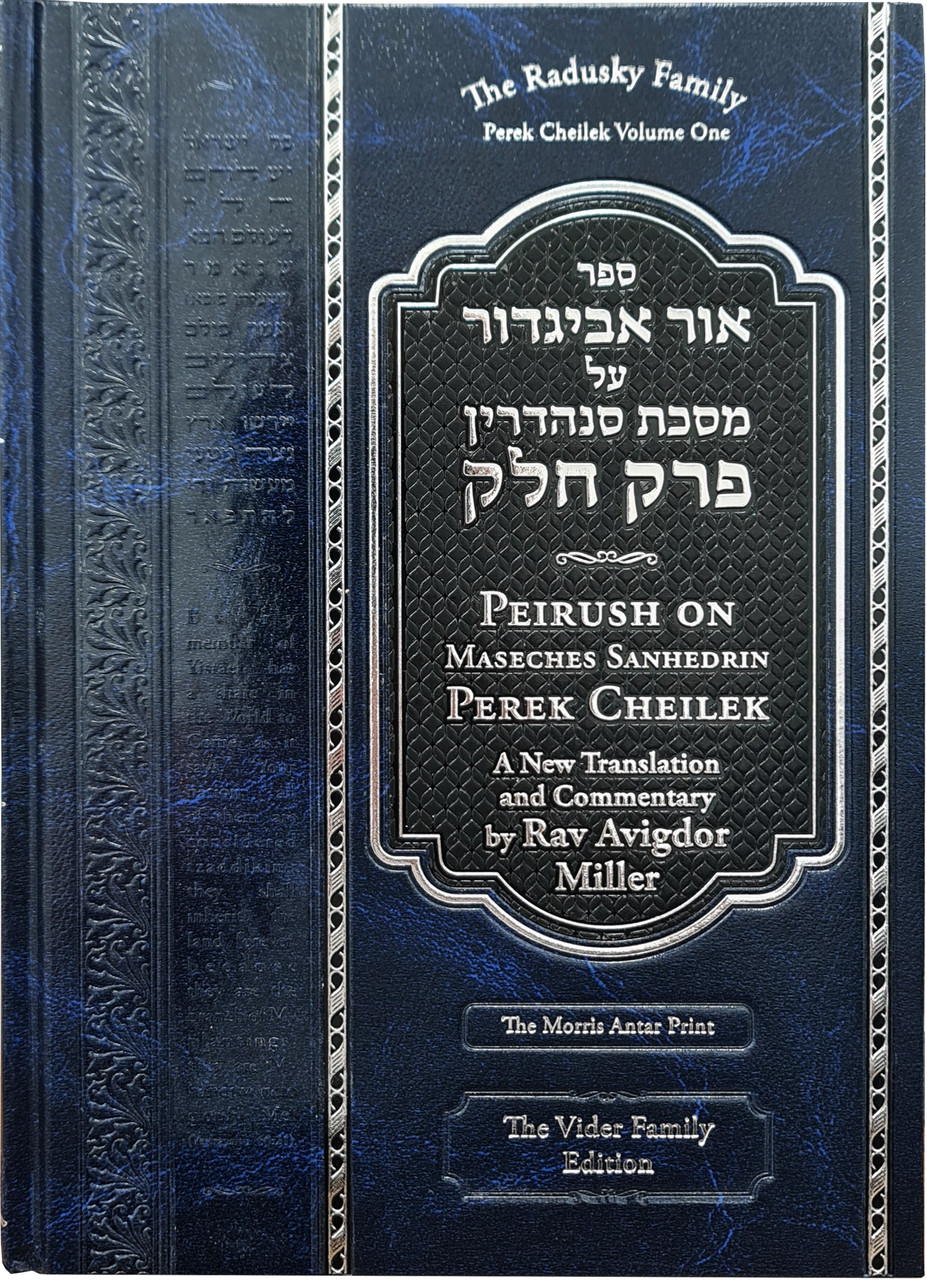 Ohr Avigdor Perek Cheilek Volume 1 - Simchas Hachaim Publishing Ohr Avigdor Perek Cheilek Volume 1 - Simchas Hachaim Publishing