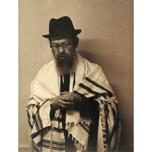 8x10 Portrait Rabbi Miller Pose - Simchas Hachaim Publishing