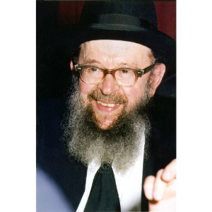 8x10 Portrait Rabbi Miller Smiling - Simchas Hachaim Publishing