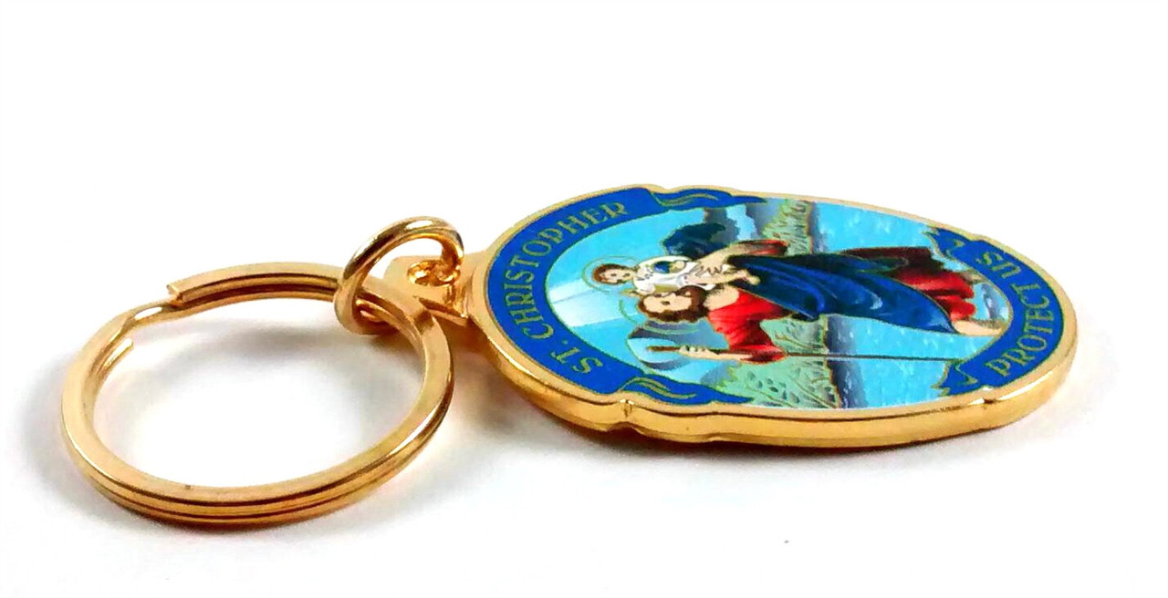 Saint Christopher Keychain