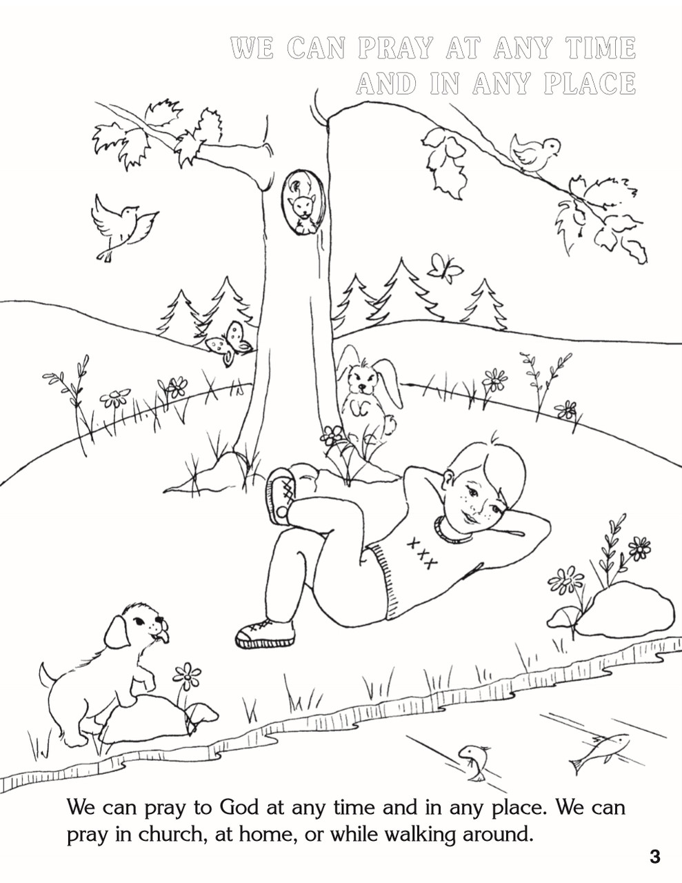 St. Joseph Our Father Coloring Book 696