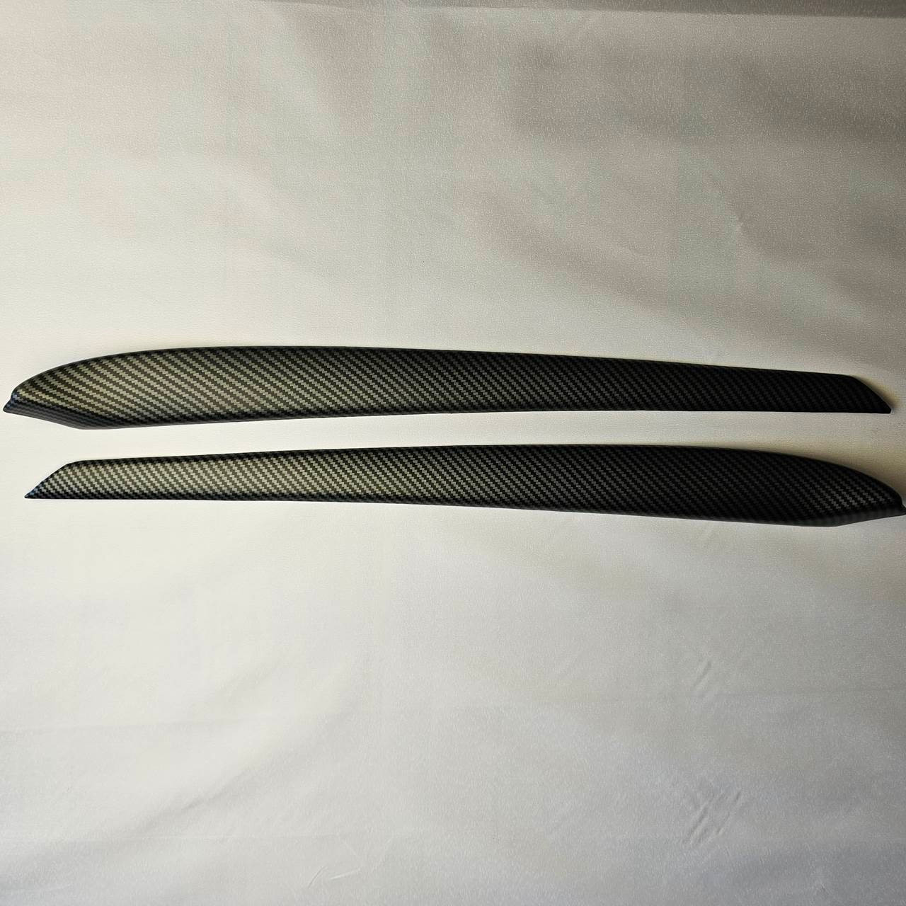 Carbon fibre look door panel covers for Tesla Model Y & 3