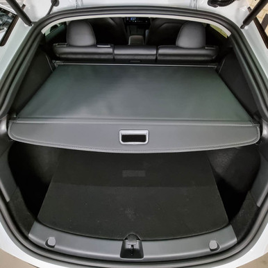Retractable trunk cargo cover for Tesla Model Y parcel shelf