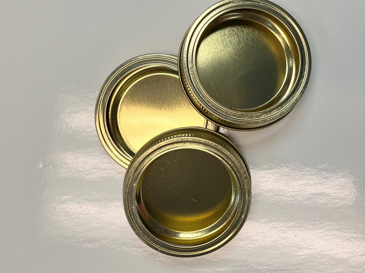 Gold Mason Jar Lid - Our Footprints Eco Store