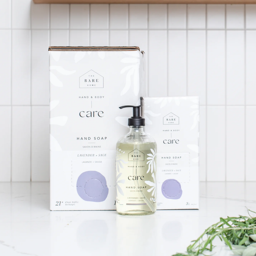 The Bare Home Hand Soap (Lavender + Sage) - Our Footprints Eco Store