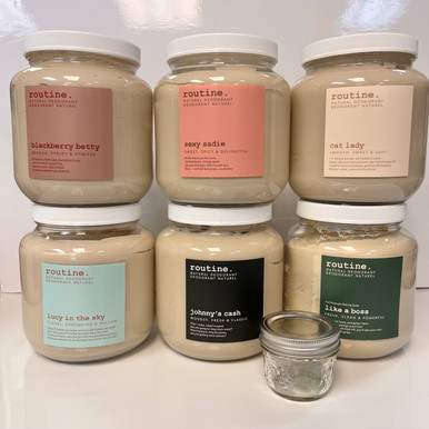 Routine Refill Jar (150 grams) - Our Footprints Eco Store