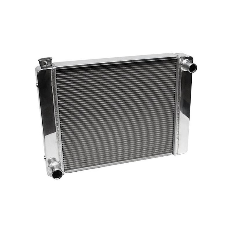 PRW 5411926 Ford Aluminum Race Radiator, Polished, Size 19 in. x 26 in.
