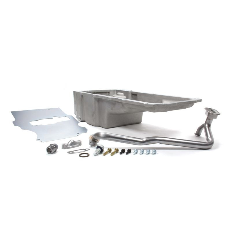 Holley 302-2 Retro-Fit LS Aluminum Rear Sump Oil Pan, Aluminum, N