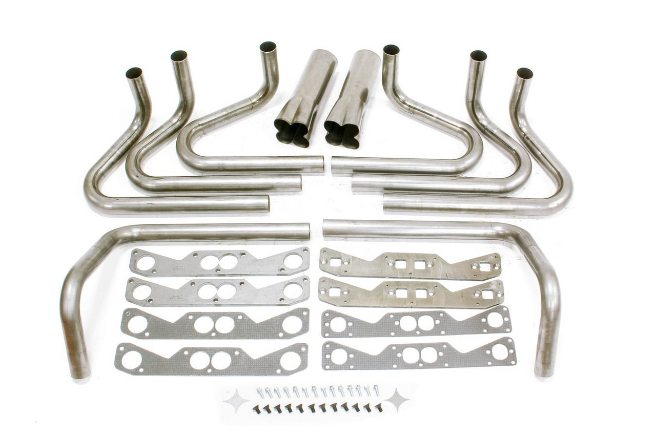 Hedman 65630 Headers, Dyno, Weld-Up Kit, 1-7/8 in Primary, 3-1/2