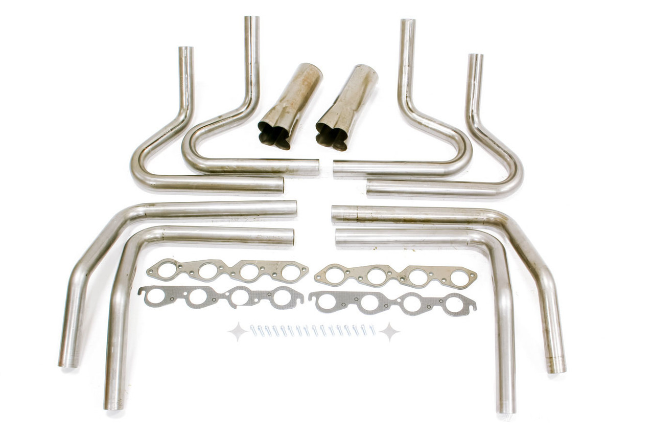 Hedman 65670 Headers, Dyno, Weld-Up Kit, 2-1/8 in Primary, 4 in W