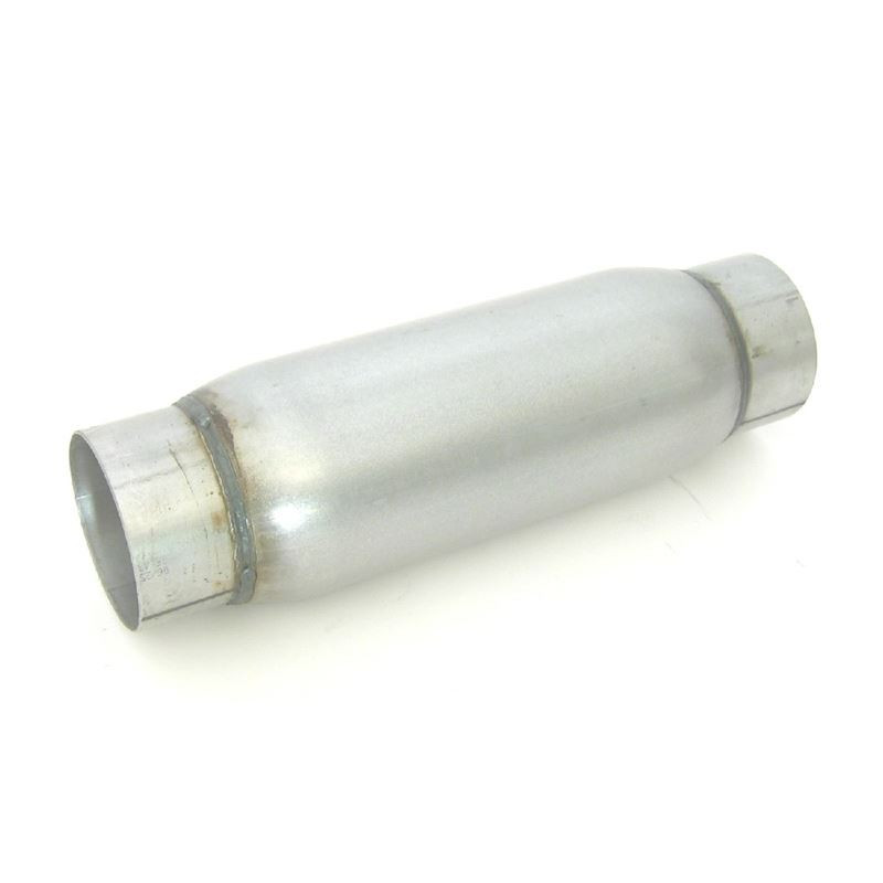 DynoMax 24246 Stainless Steel Race Bullet Muffler, 2.5 in. Inlet/2.5 in ...