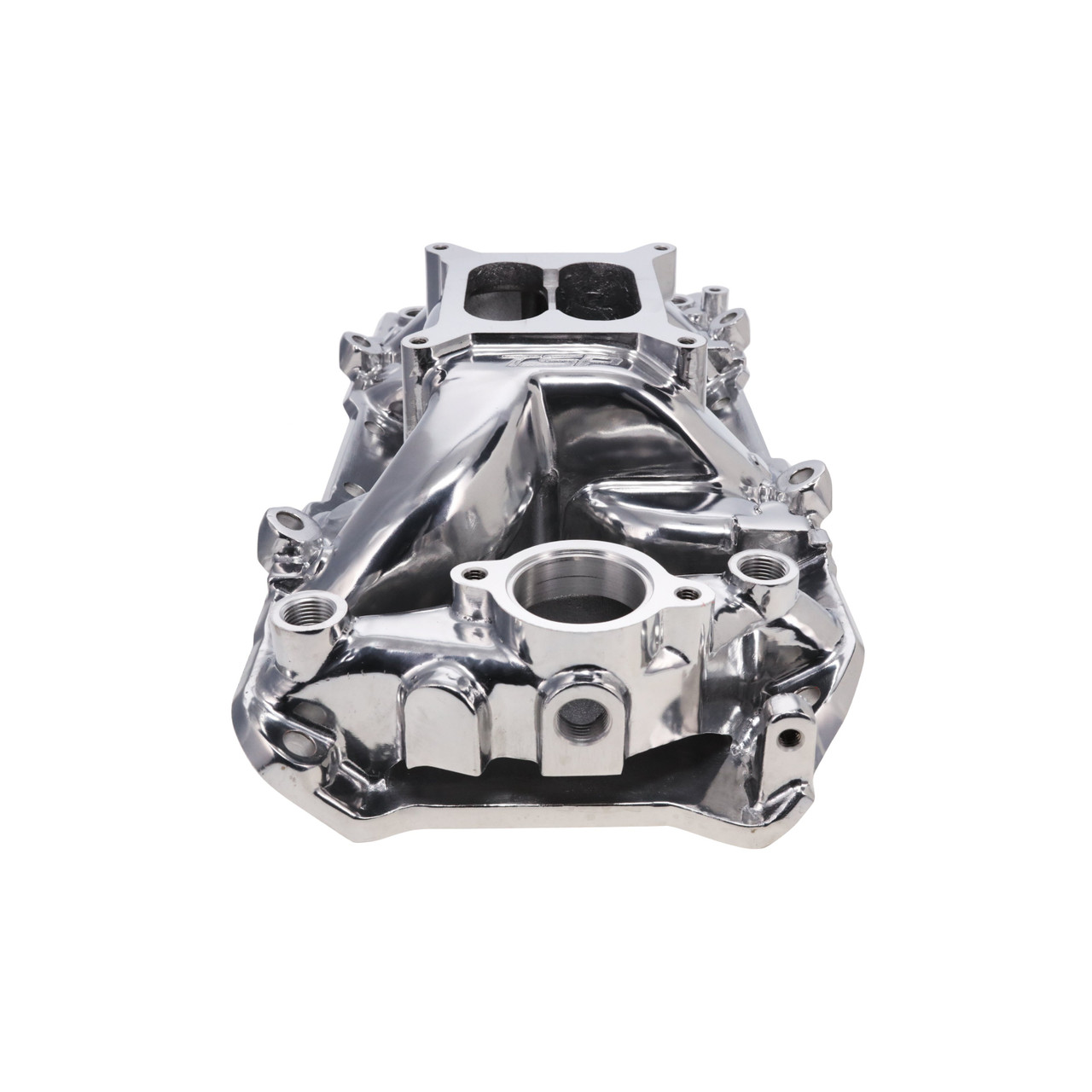 TSP 83025 BB Chevy V8 Air Gap Oval Port Intake Manifold, Dual Pla