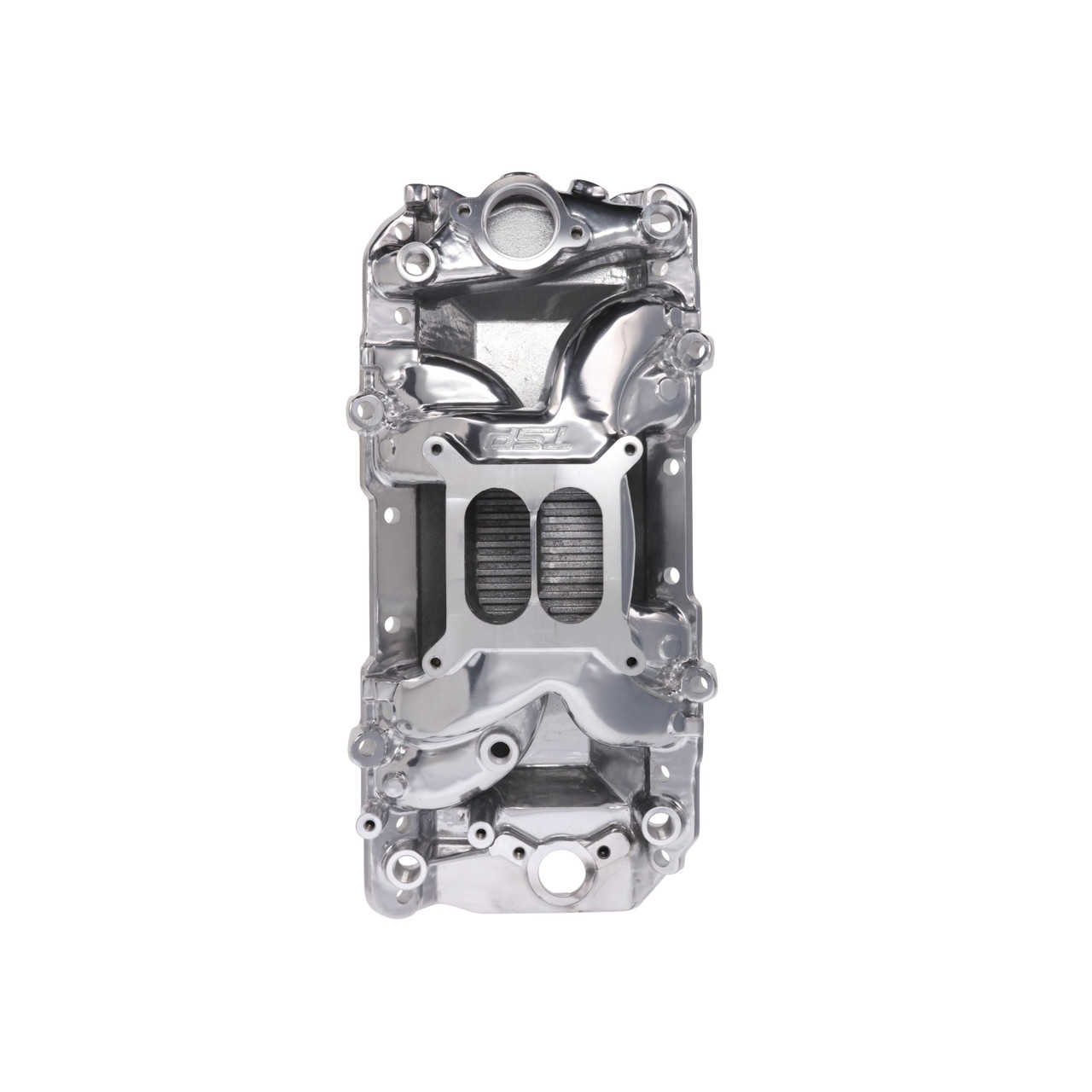 TSP 83025 BB Chevy V8 Air Gap Oval Port Intake Manifold, Dual Pla