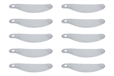 Ultra Shield 1280 Helmet Shield Tear Off, 2 mm Thick, 12.375 in.