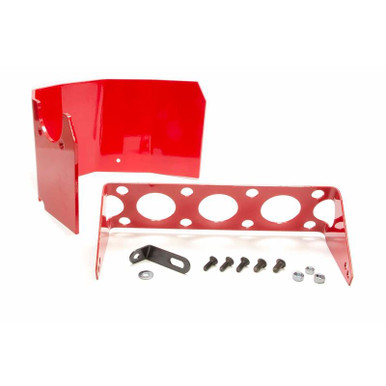 TCI 977000 Ford C4 Transmission Sheild Kit, SFI 4.1 Approved, Red