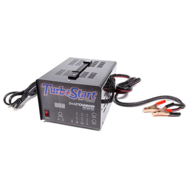 TurboStart CHG25A Smartcharger, 12V/14V/16V Multi-Stage Battery C