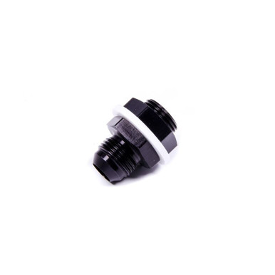 Aeromotive 15645 Fuel Cell Bulkhead Fitting, -8 AN, Straight, Black ...