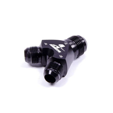Aeromotive 15678 Y-Block, -12 AN Male to Dual -10 AN Male, Black ...