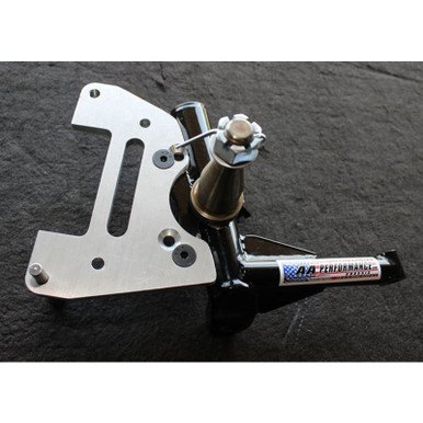 Double AA 1979-1993 Mustang 2 in. Drop Spindles, 87-93 V8 Brake K