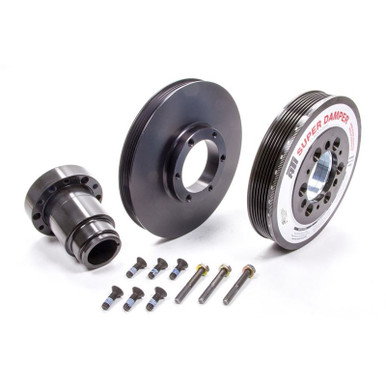 ATI 917286 GM LS1/LS2 Super Damper, 7.425 in. SFI, Steel, Black,