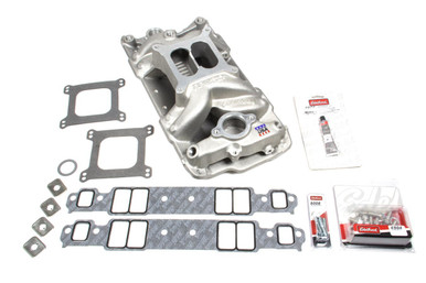 Edelbrock 2042 SBC RPM Air Gap Intake Manifold, Square Bore, Dual