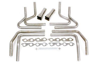 Hedman 65640 Headers, Dyno, Weld-Up Kit, 2 in Primary, 3-1/2 in Weld-On ...
