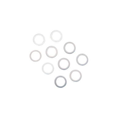 Big End 22060 Brake Line Crush Washers, 10 mm, Aluminum, Natural