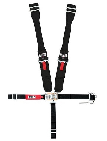 Crow Safety 40044 5-Point Harness, Latch/Link, SFI 16.1, Pul Down