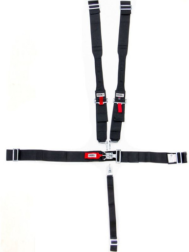 Crow Safety Gear 11084DB Sprint Car 5-Point Harness, Latch and Li