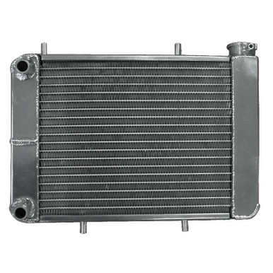 AFCO Racing 80260N Aluminum Radiator, Dual Pass, Drag Race Power
