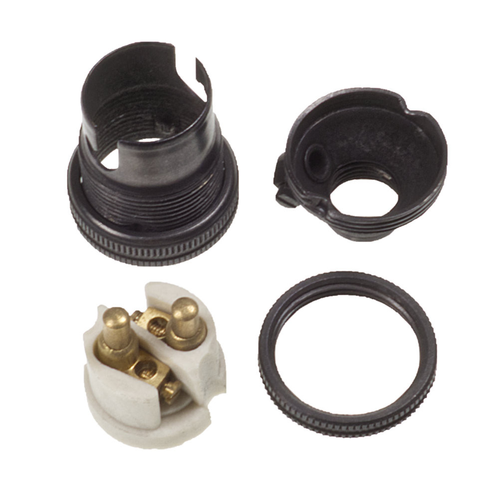 SBC | B15 | Small Bayonet Cap Bronze Lampholder with 10mm Base Fixing