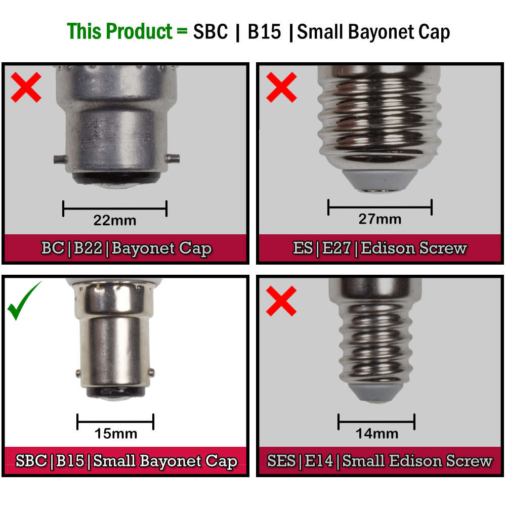 SBC | B15 | Small Bayonet Cap Chrome Lampholder With 1/2" Base Fixing