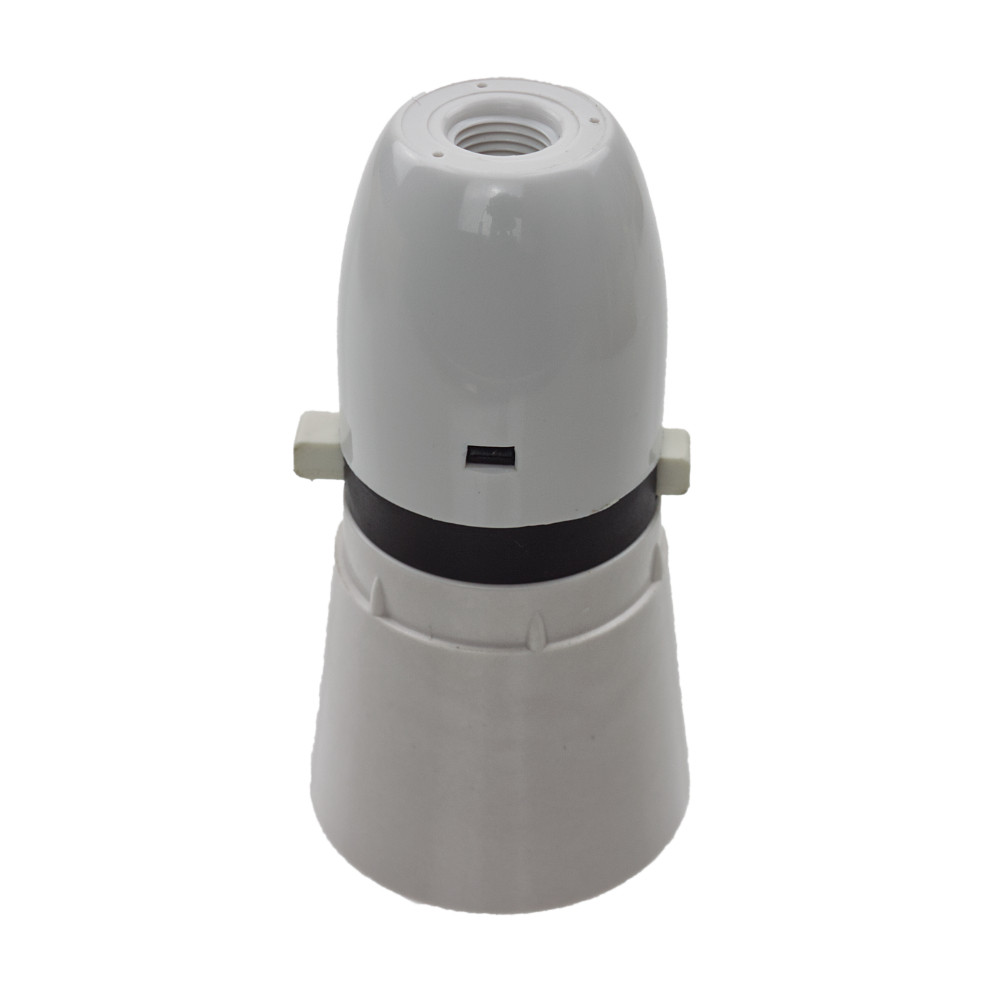 BC | B22 | Bayonet Cap White Switched Lampholder Snap On Cap 10mm Fixing