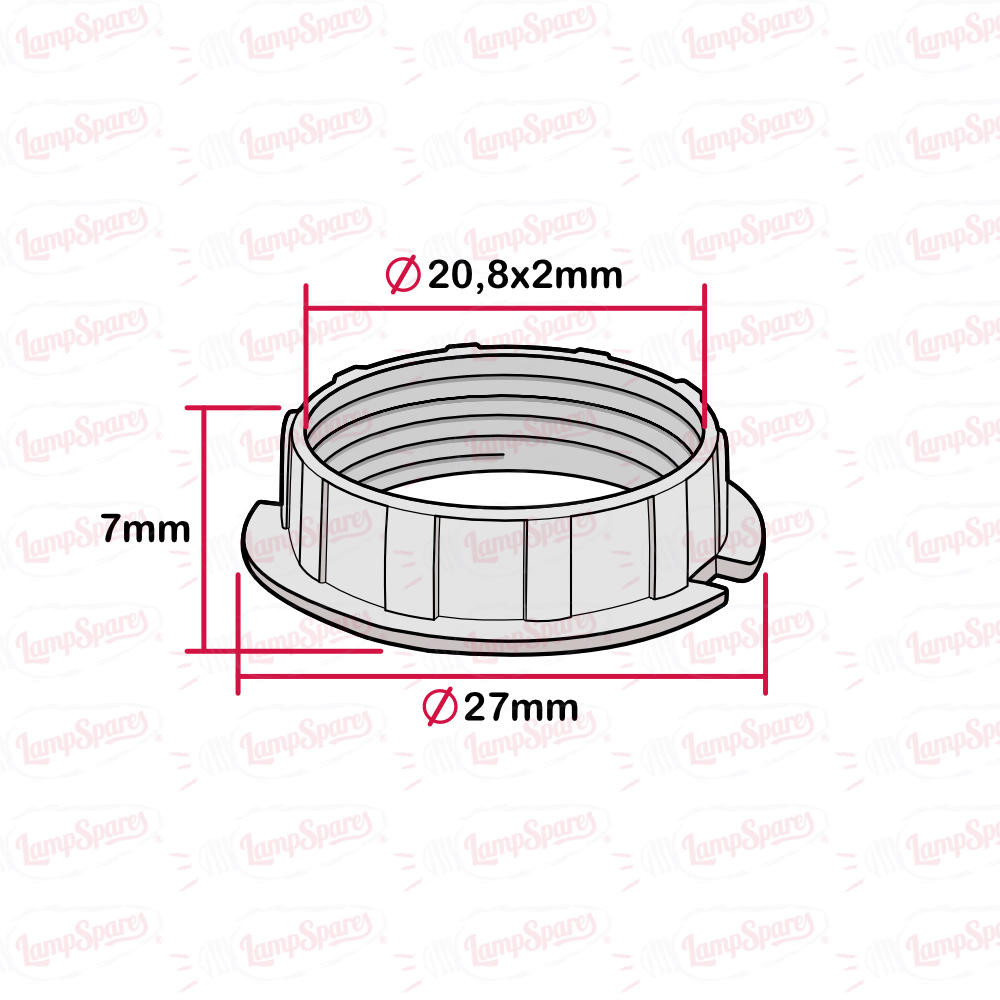 G9 Metal Shade Ring