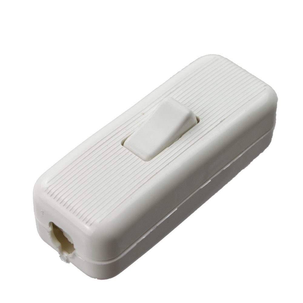 In Line Table Switch White PLU6015