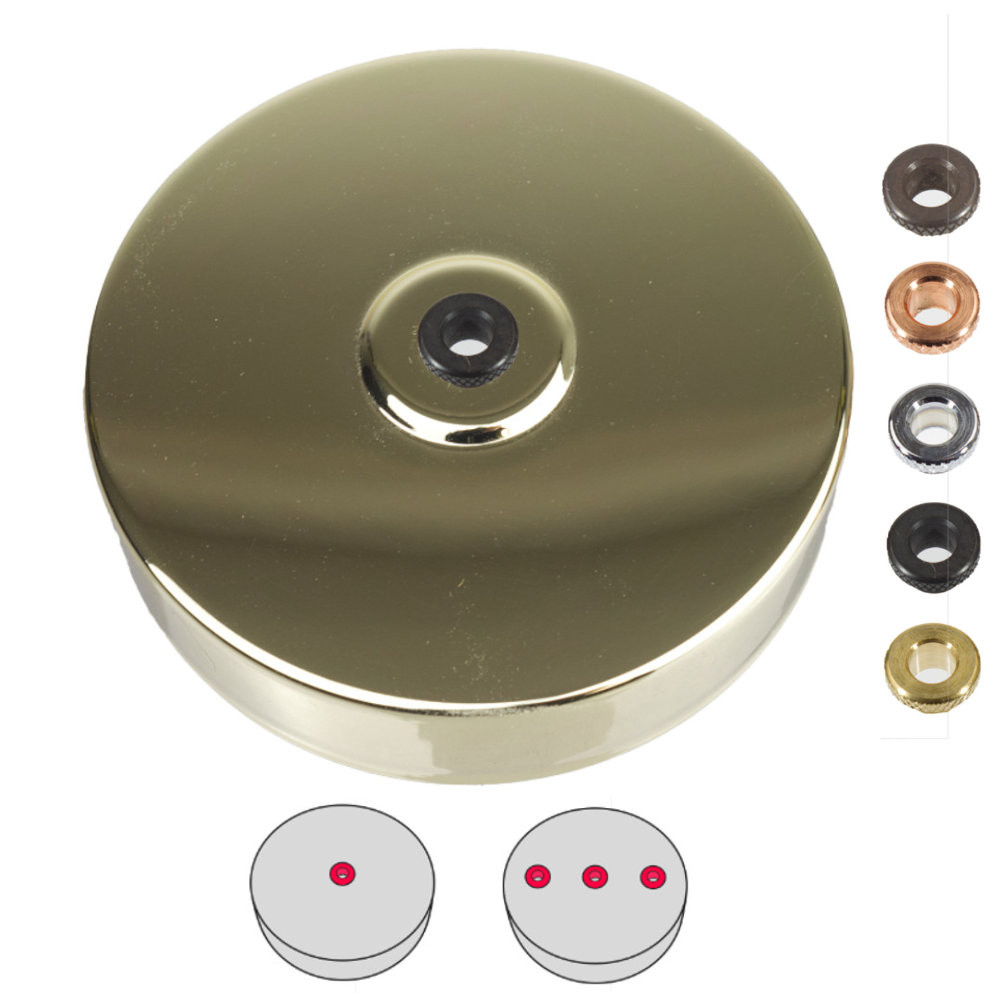 Ceiling Roses & Ceiling Light Plates | All Colours & Materials
