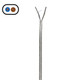 2 Core Transparent Flat PVC Clear Flex 0.75mm
