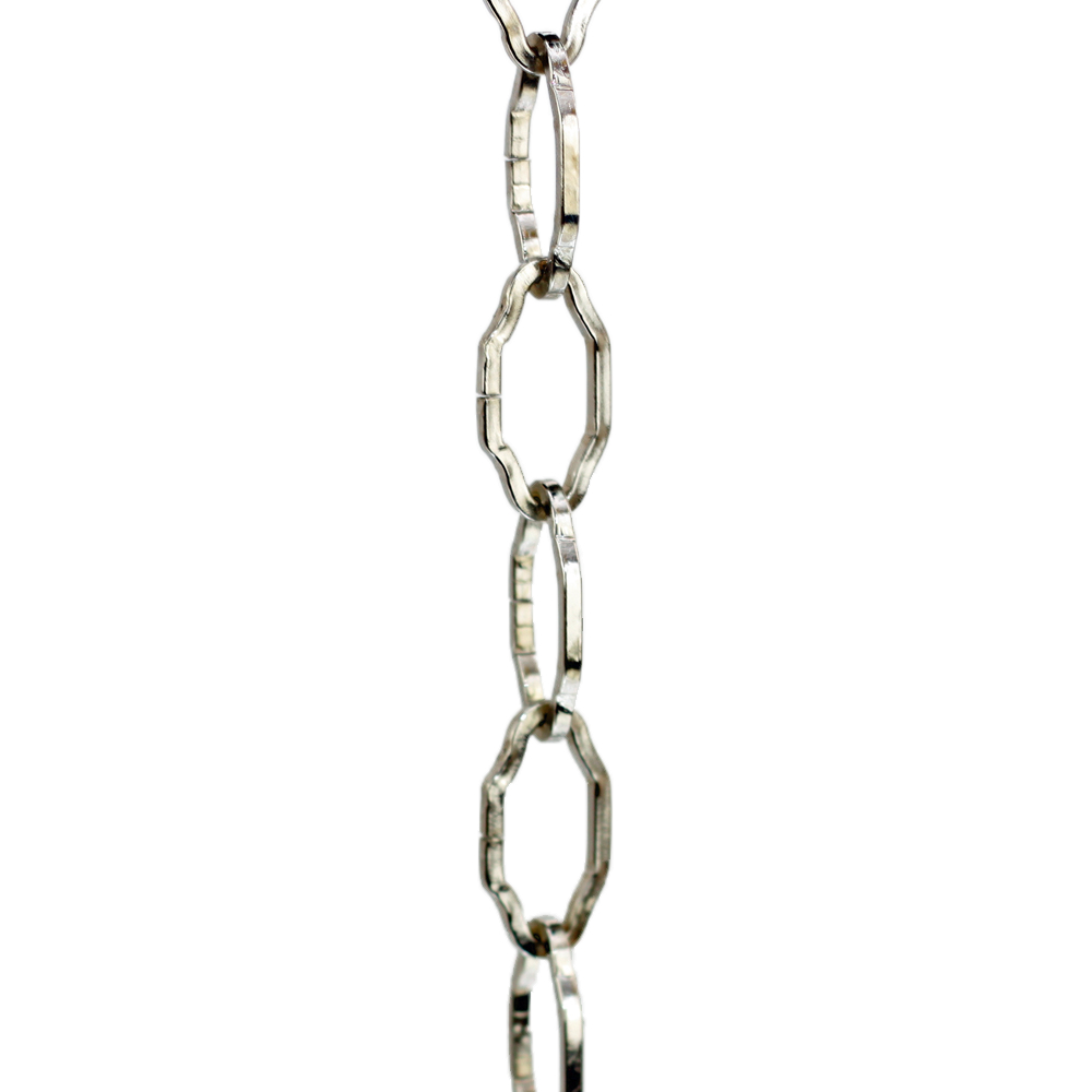 Steel Nickel Plated Decorative Gothic Chain 3264436