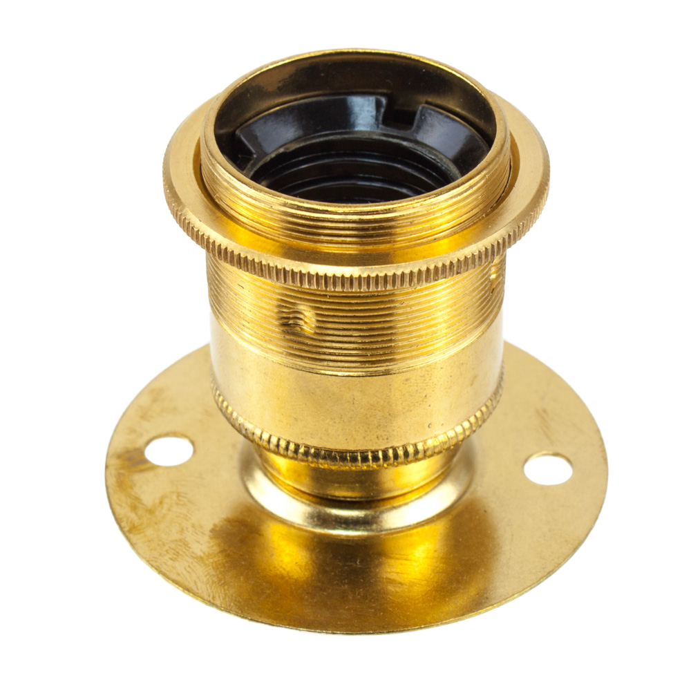 ES | E27 | Edison Screw Brass Batten Lampholder