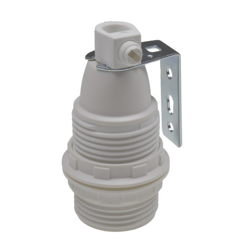 SES | E14 | Small Edison Screw Threaded White ABS Plastic Lampholder ...