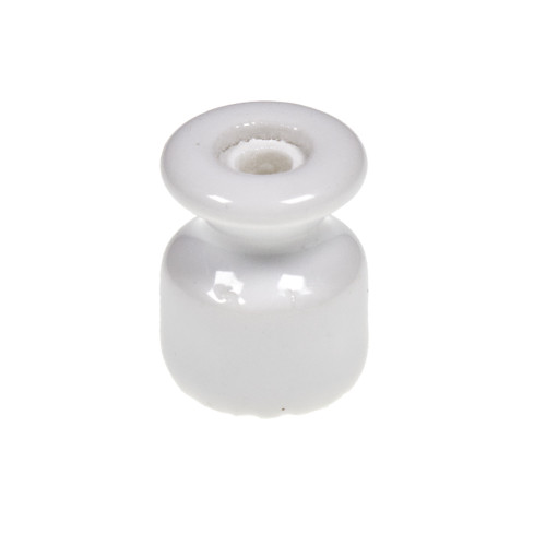 White Porcelain Cable Holder